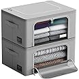 Amazon.com: Sorbus Storage Bins with Metal Frame - Stackable & Foldable ...