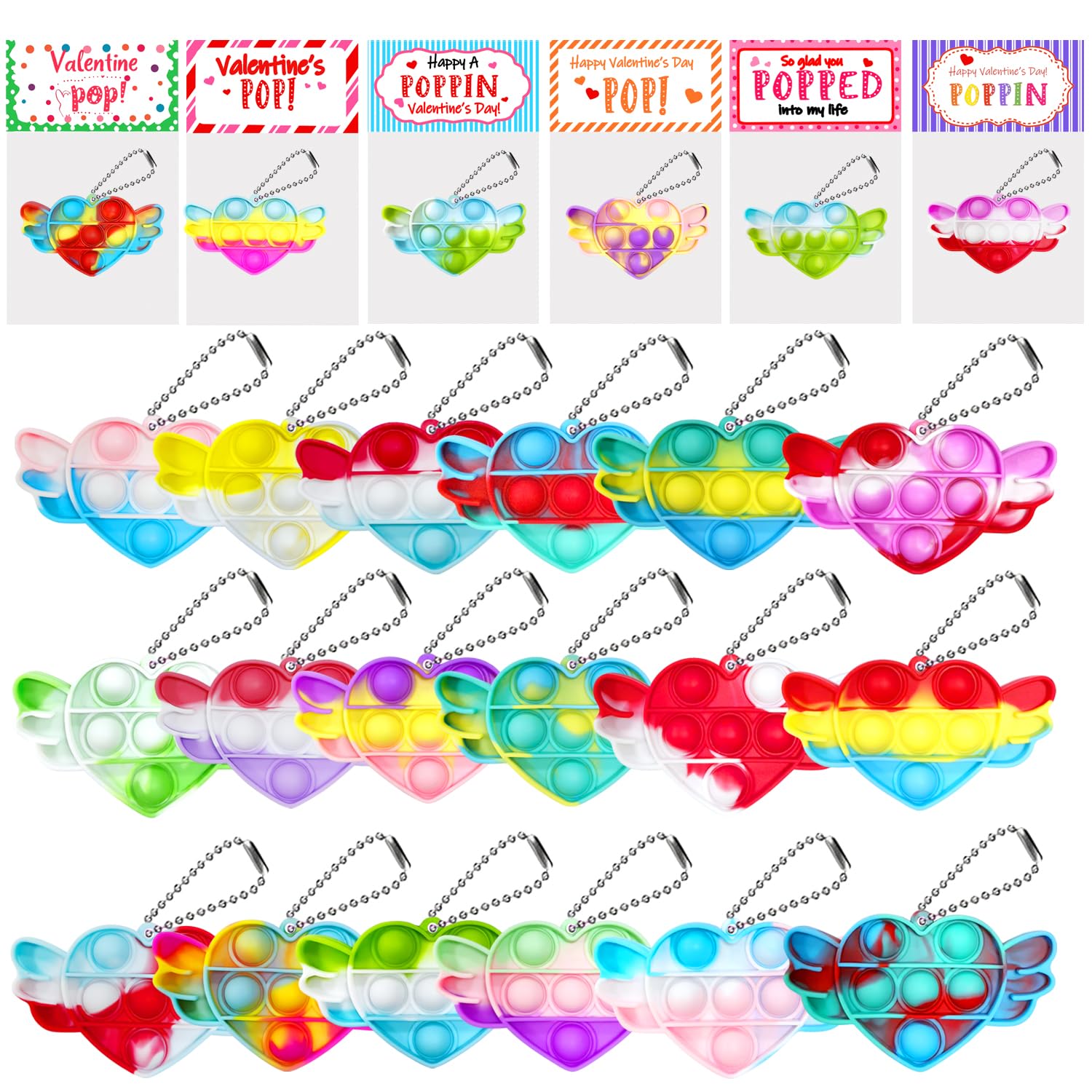 Holydeck Valentines Day Gifts for Kids,24 Pack Valentines Cards for ...