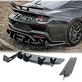 Amazon.com: skkyoro Rear Bumper Diffuser for Ford Mustang 2015-2023 V2 ...