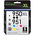 Amazon.com: 5-Star Compatible Ink Replacement for HP 950/951XL. Works ...