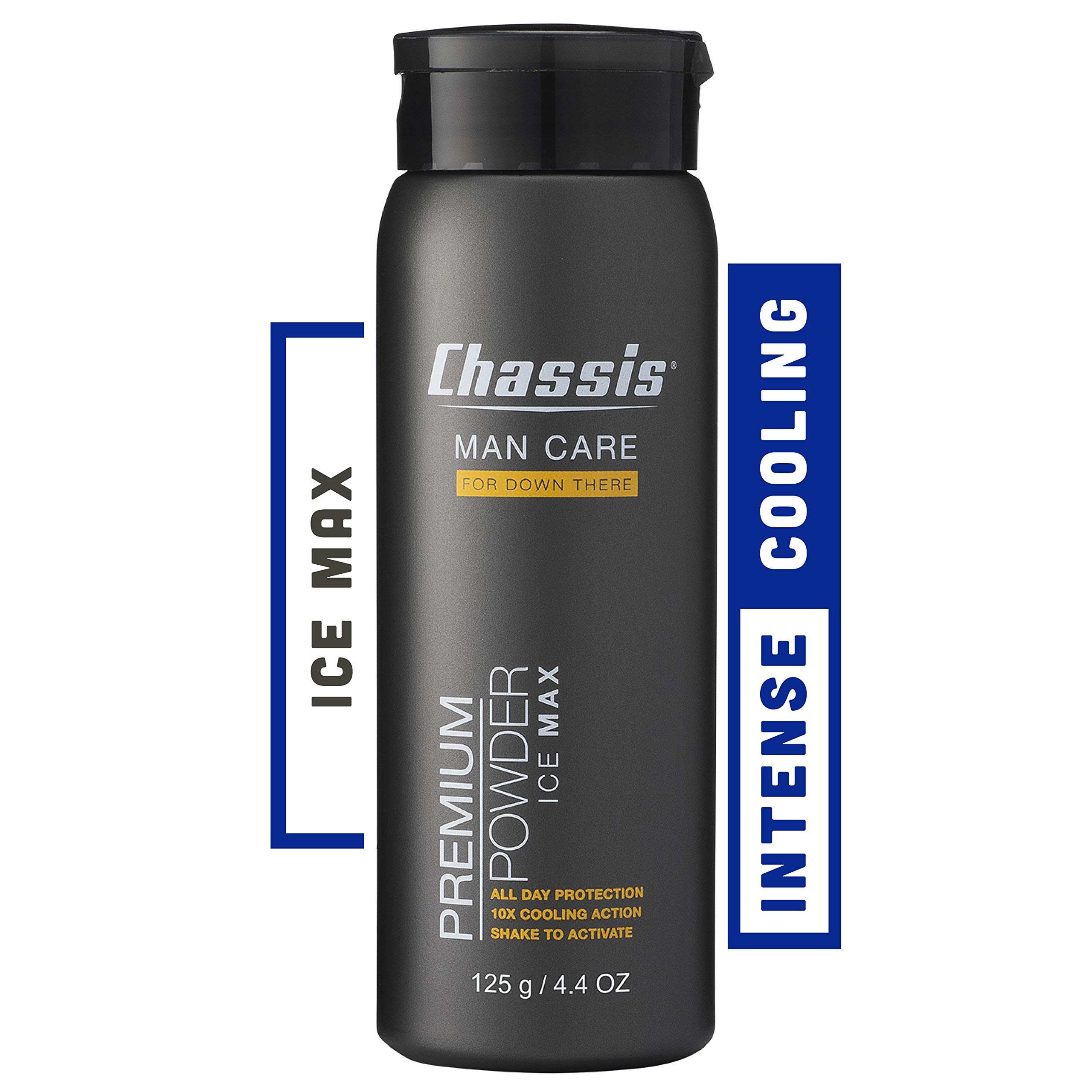 Chassis Ice Max Premium Body Powder for Men, Whole Body Deodorant, Odor ...