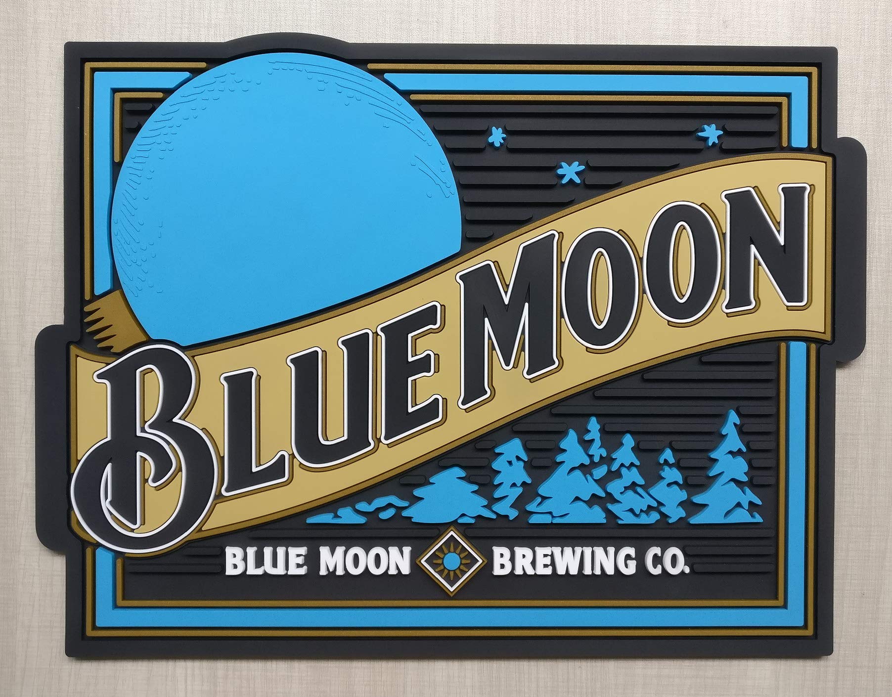 Mua Blue Moon Bar Mat Professional Spill Mat Wait Station Drip Mat 12x9 ...