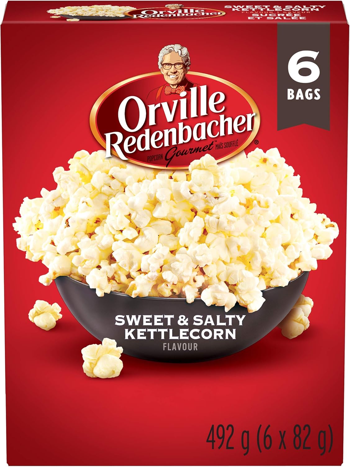 Orville Redenbacher's Sweet & Salty Kettlecorn Microwave Popcorn, 492g ...