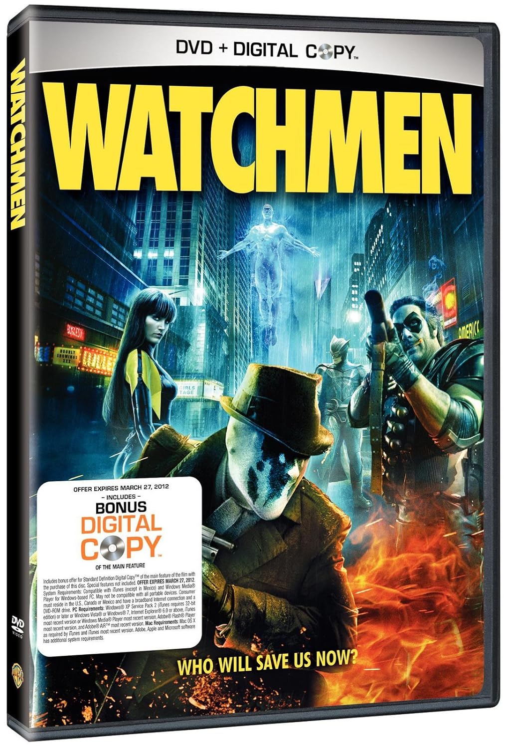 Amazon.com: Watchmen: Jackie Earle Haley, Patrick Wilson, Carla Gugino ...