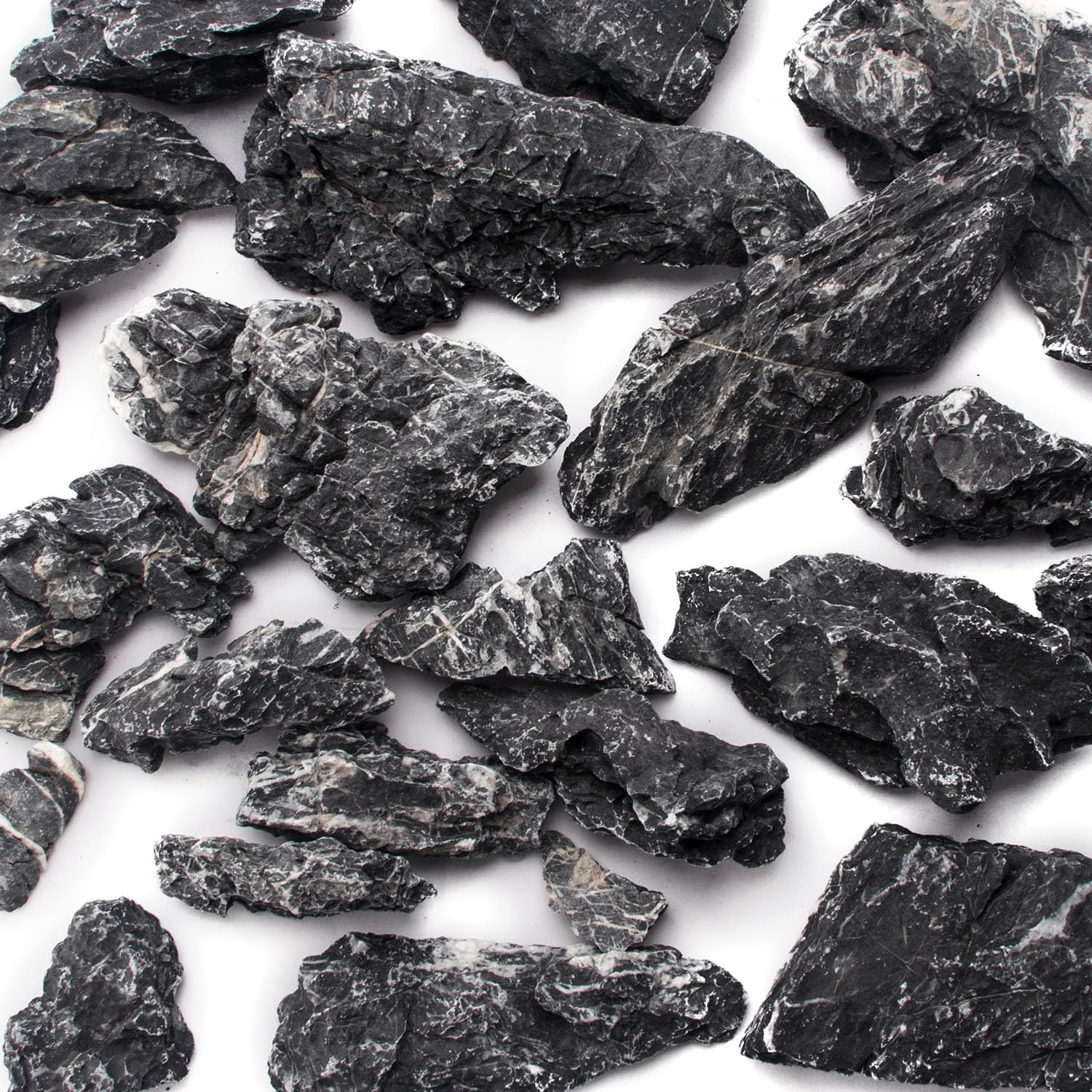 CFKJ [18 Pounds] Natural Slate Stone for Aquascaping,Aquarium Tank ...