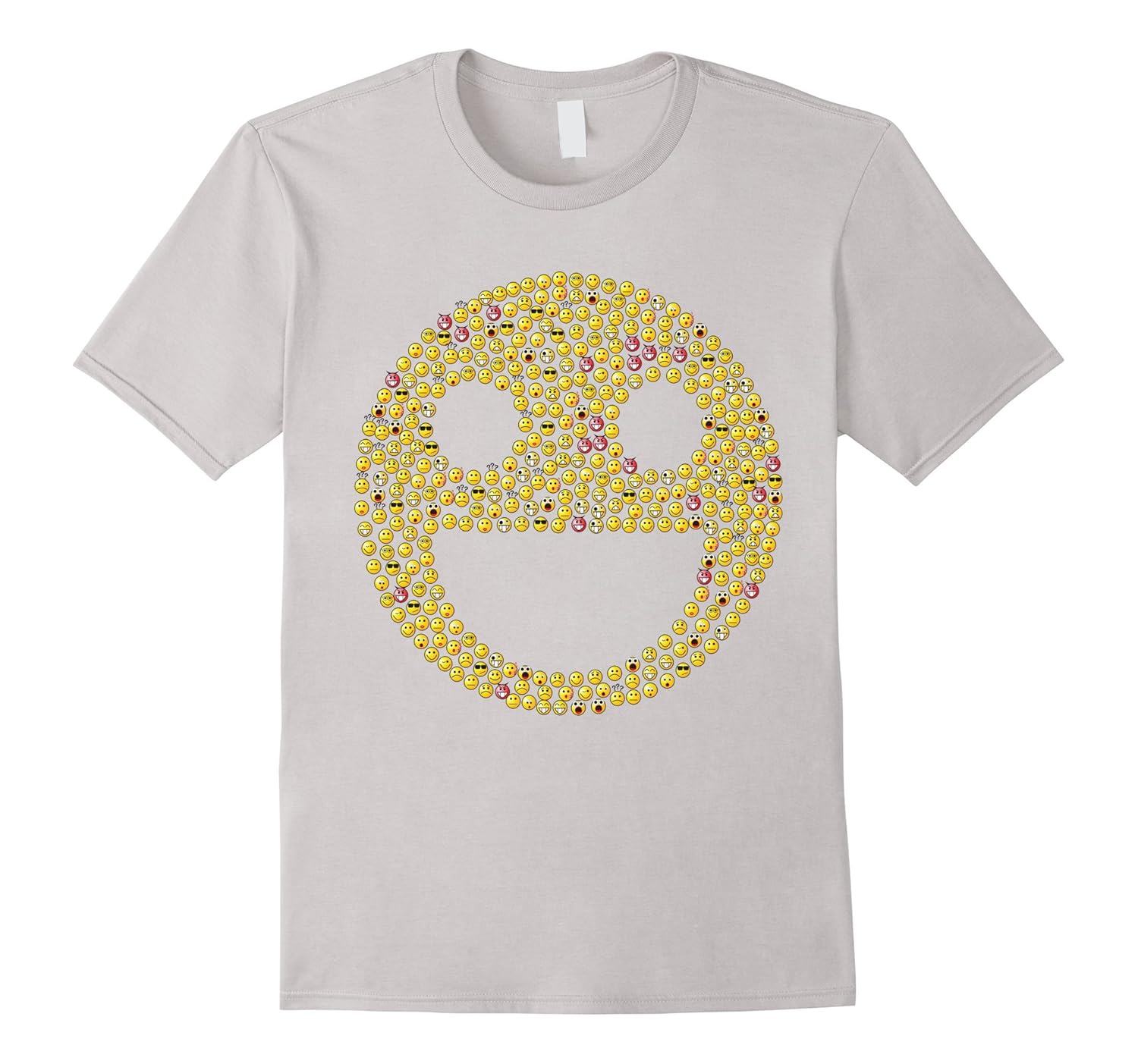 Smiley Face T-Shirt Emoji Happy Happiness Love Graphic Tee-TD – theteejob