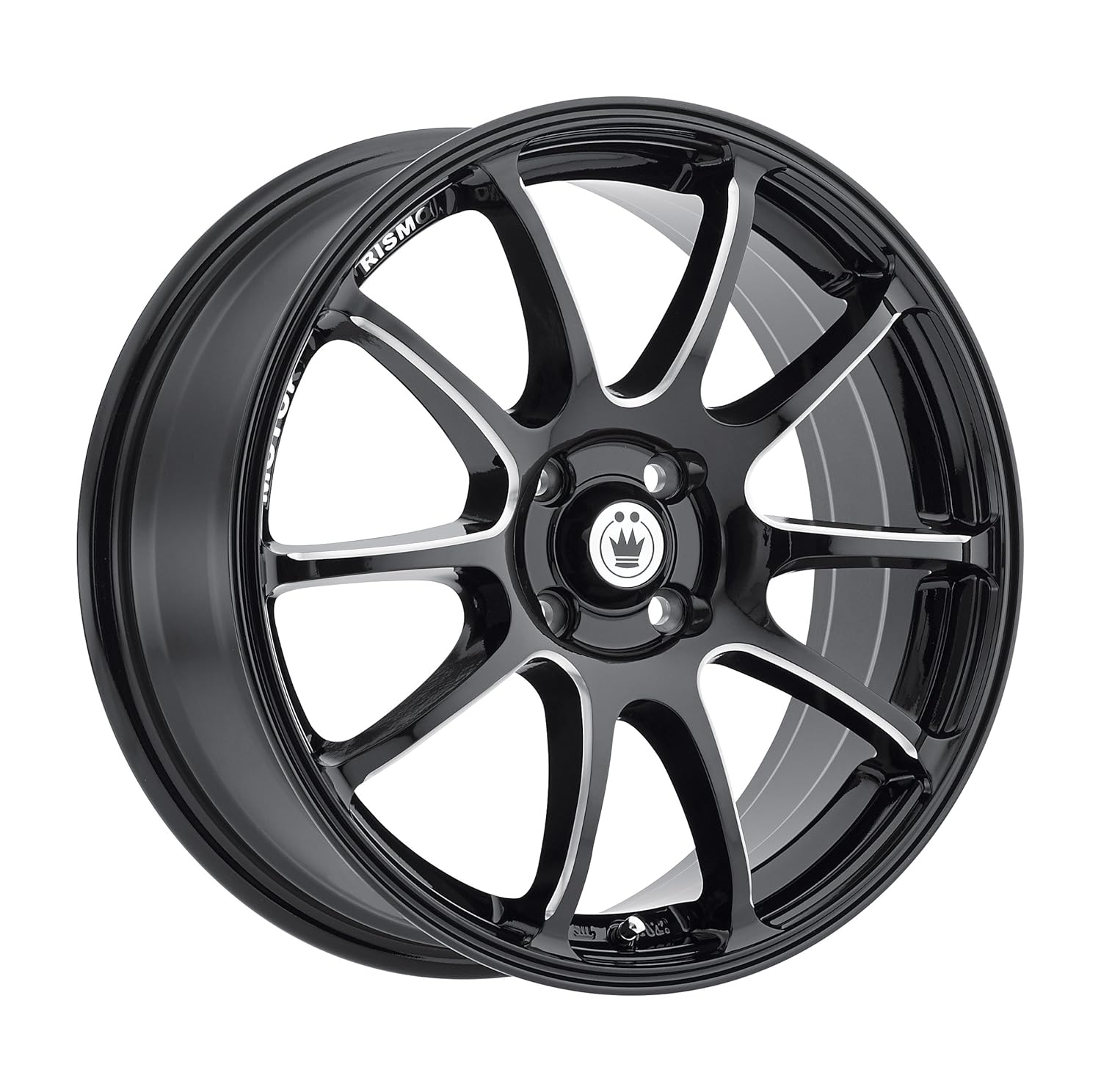 Amazon.com: Konig Illusion Black Ball Cut Machined Wheel (17x7"/4x100mm ...