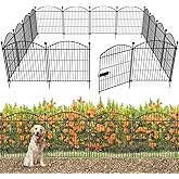 Amazon.com : ADAVIN Garden Fence Animal Barrier with Gate 32 in(H)×17.5 Ft(L) 8 Panels,Rustproof ...