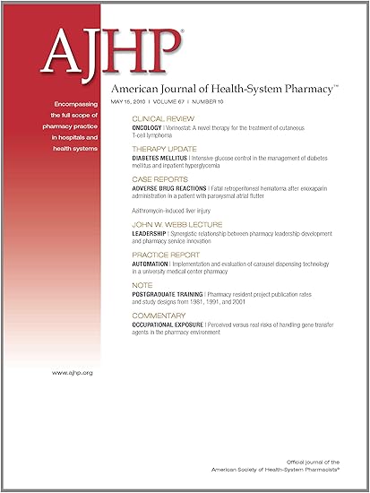 Amazon.com: American Journal of Health-System Pharmacy: American ...