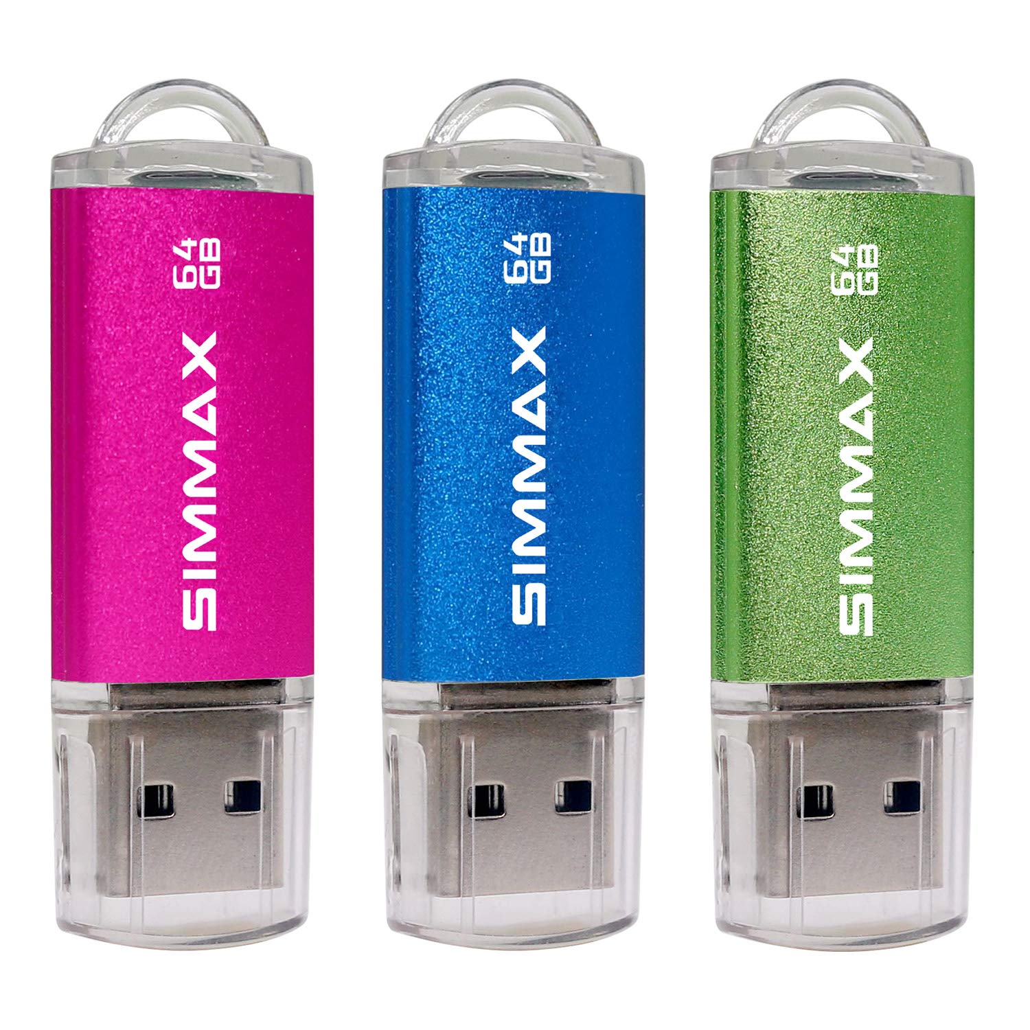SIMMAX Memory Stick 64GB 3 Pack 64GB USB 2.0 Flash Drives Thumb Drive ...