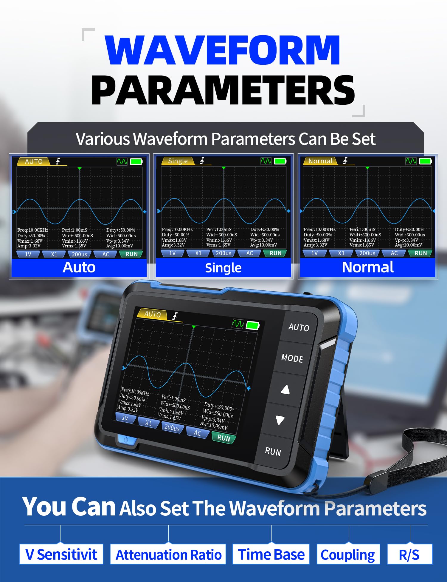 Mua FNIRSI DSO153 2 in 1 Handheld Oscilloscope/DDS Signal Generator ...
