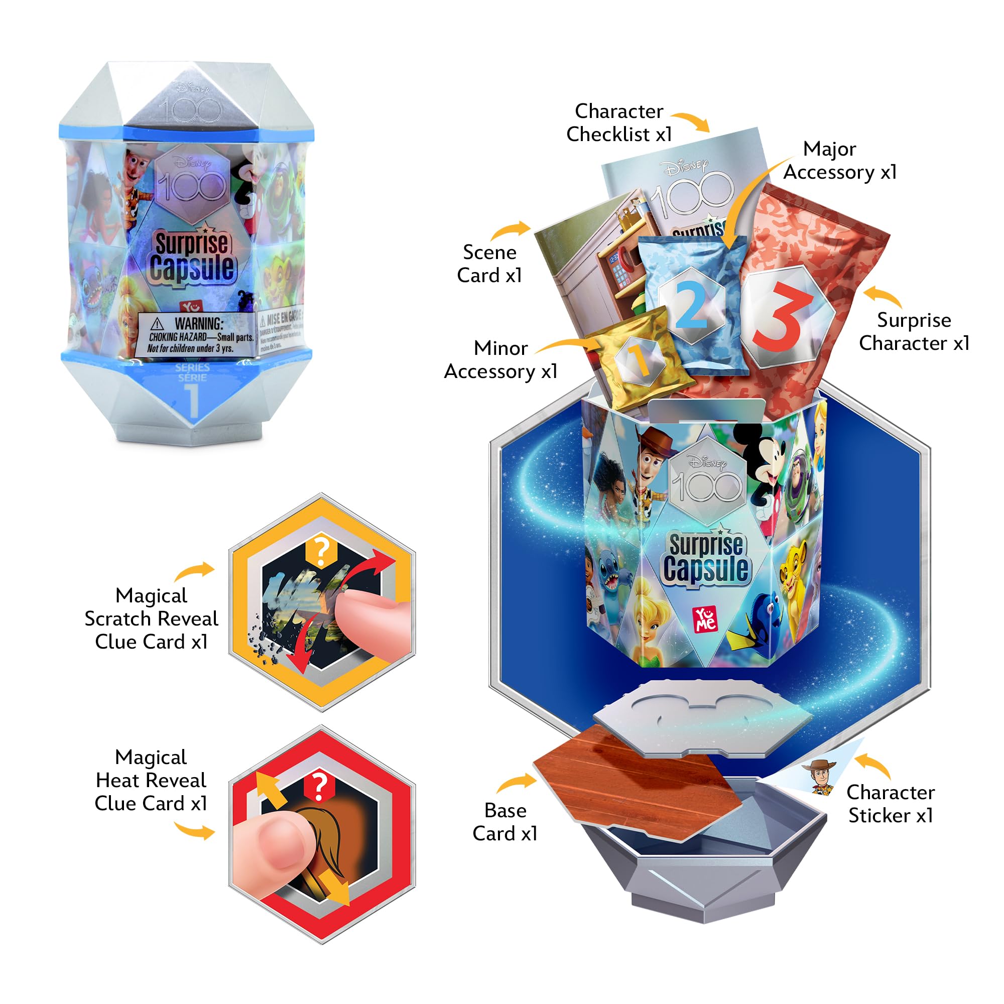 Mua Disney 100 Series Mystery Capsule Blind Box with Surprise ...