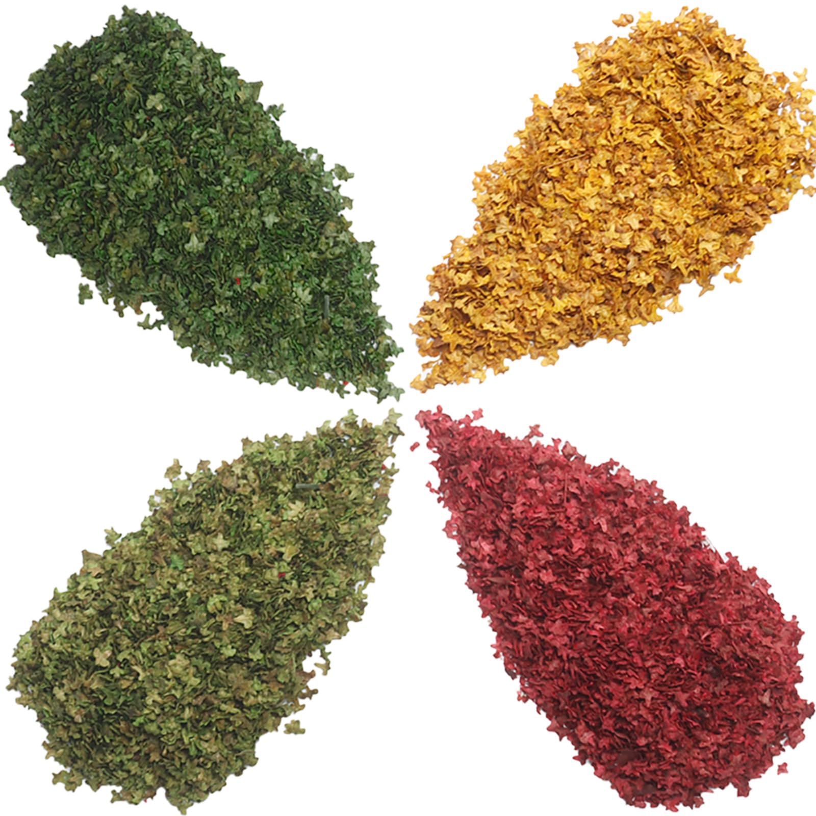 Mua Warmtree 4 Pack Miniature Leave Realistic Miniature Leaves ...