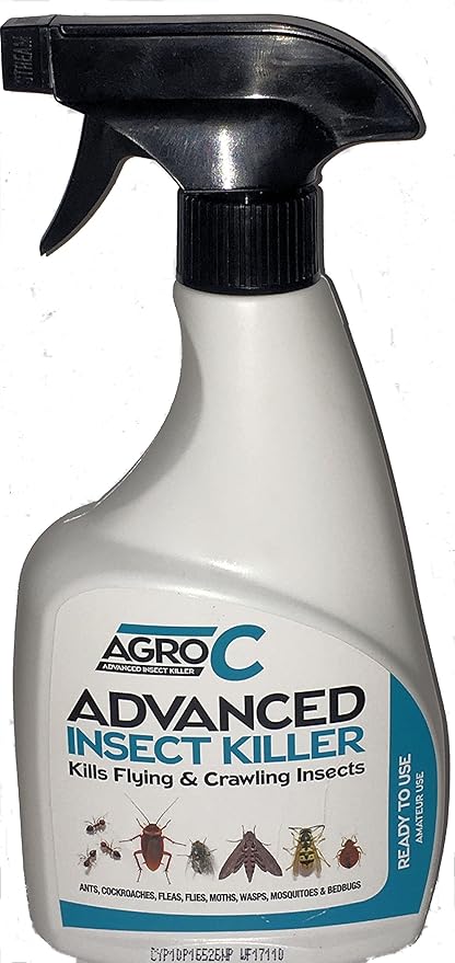 AGRO Advanced Cockroach Killer Spray Treatment 500ML for Cockroaches ...