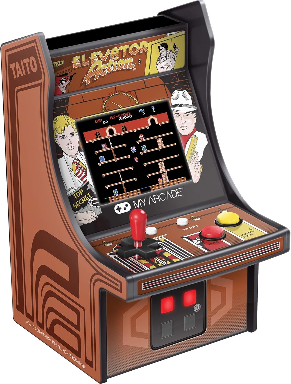Amazon.com: My Arcade Micro Player Mini Arcade Machine: Elevator Action ...