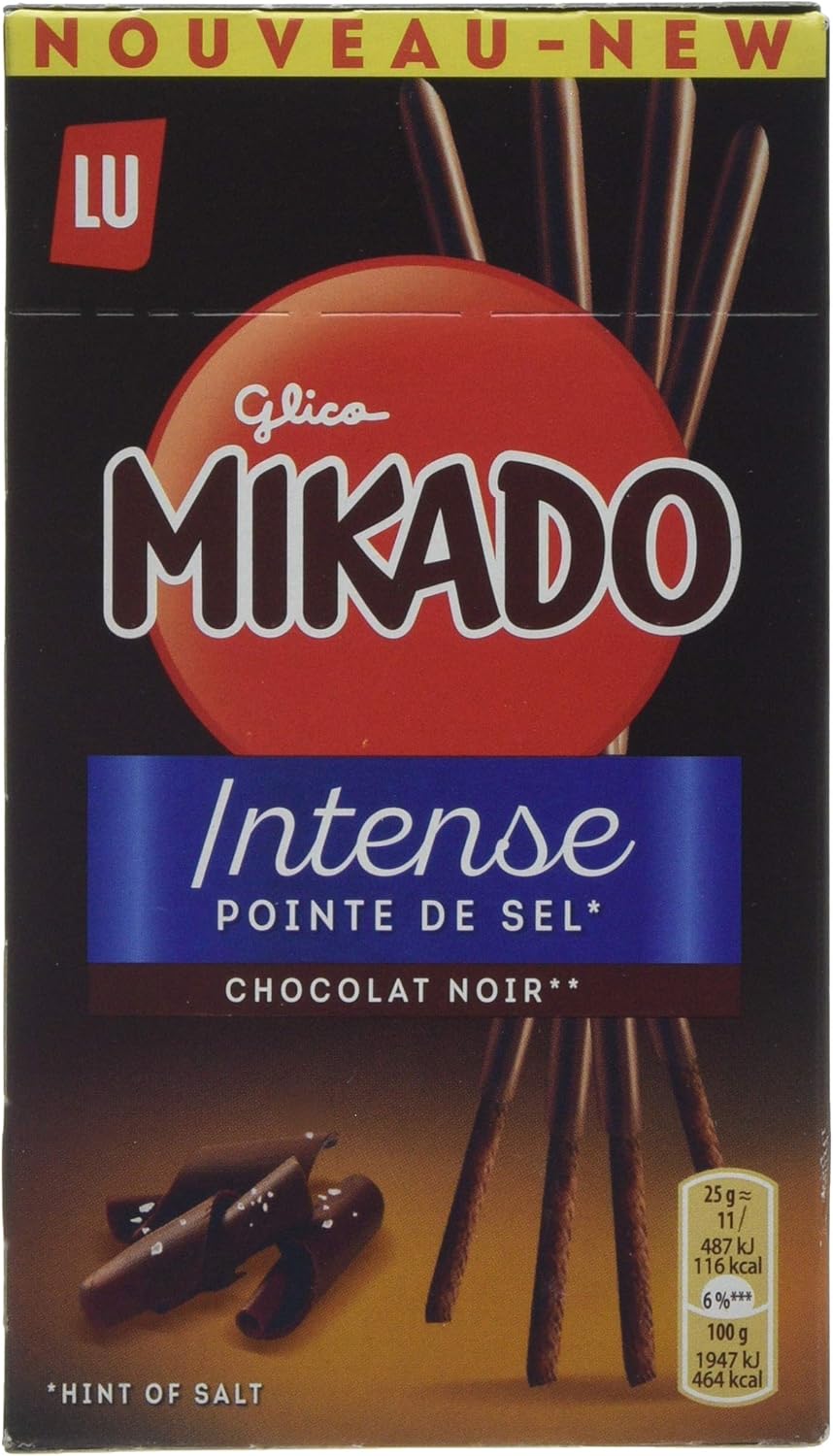 Mikado Dark Chocolate Hint Of Salt, 70 g, Pack of 24: Amazon.co.uk: Grocery