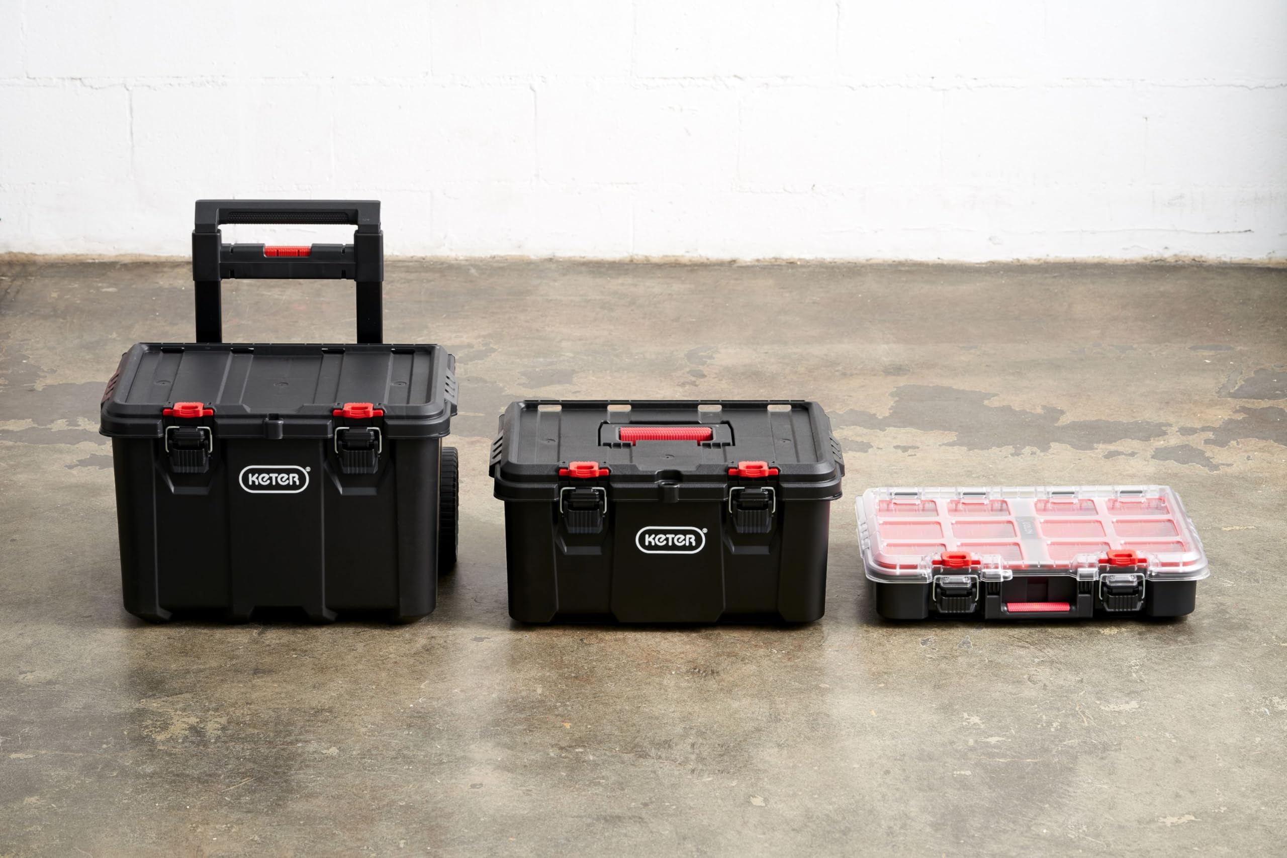 Mua Keter Stack-n-Roll Modular Tools Organizer for Garage Storage and ...