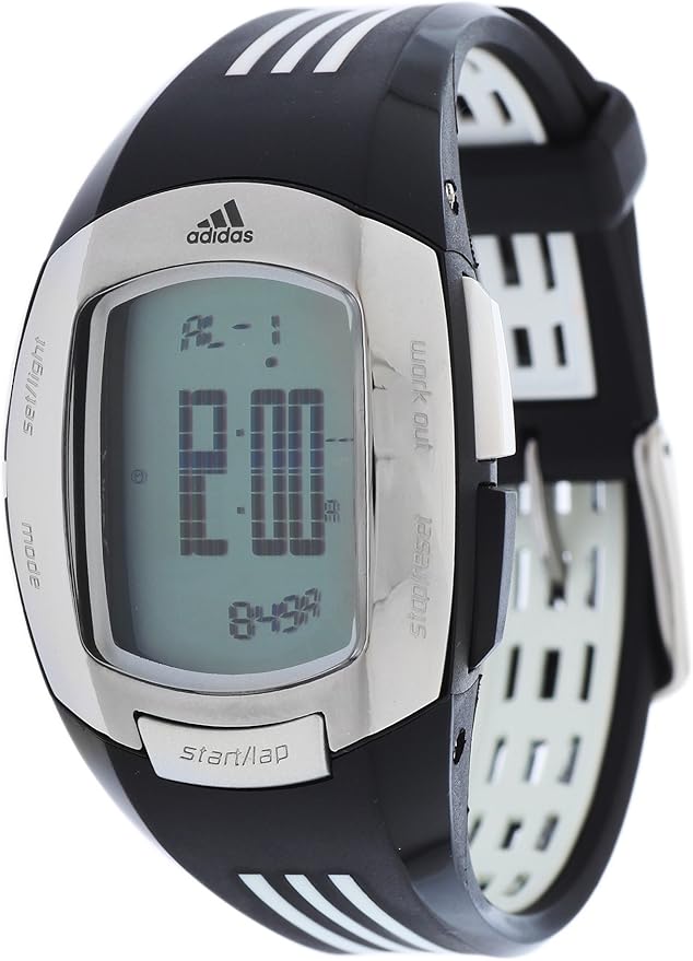 Adidas ADP1635 Unisex, Black, White Adidas Stripes Rubber Strap, Watch ...