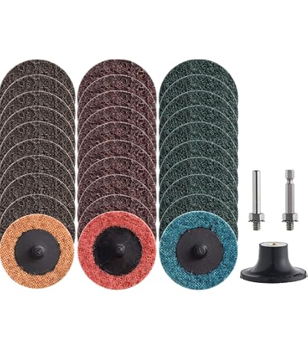 Quick Change Sanding Disc Kit 2-Inch Nylon Sanding Disc Set - 60-Piece ...