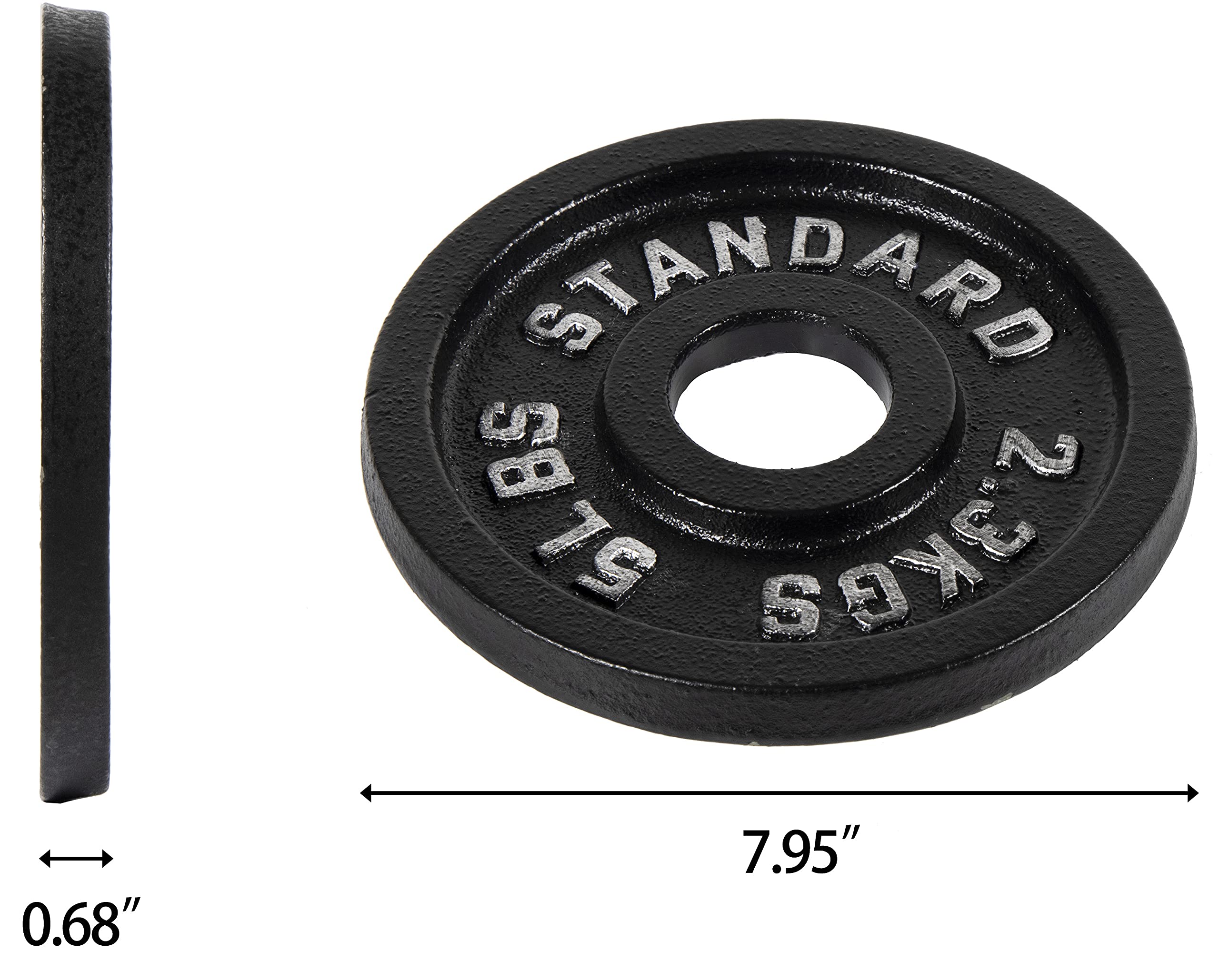Mua Powergainz Olympic 2-Inch Cast Iron Plate Weight Plate for Strength ...