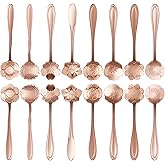 Amazon.com: 9 Pcs Flower Spoon Coffee Teaspoon Set, ESRISE Stainless ...