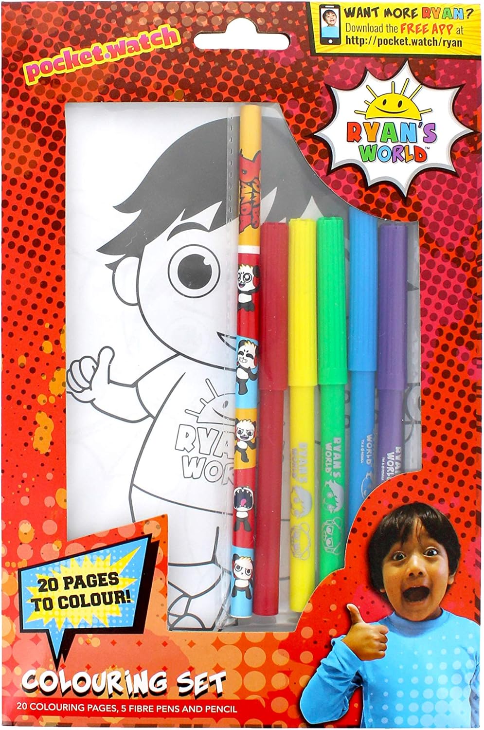 Blue Print Ryan’s World Colouring Activity Set – BigaMart