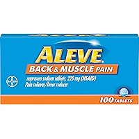 Amazon.com: Aleve Back and Muscle Pain Tablets, Fast Acting All Day ...