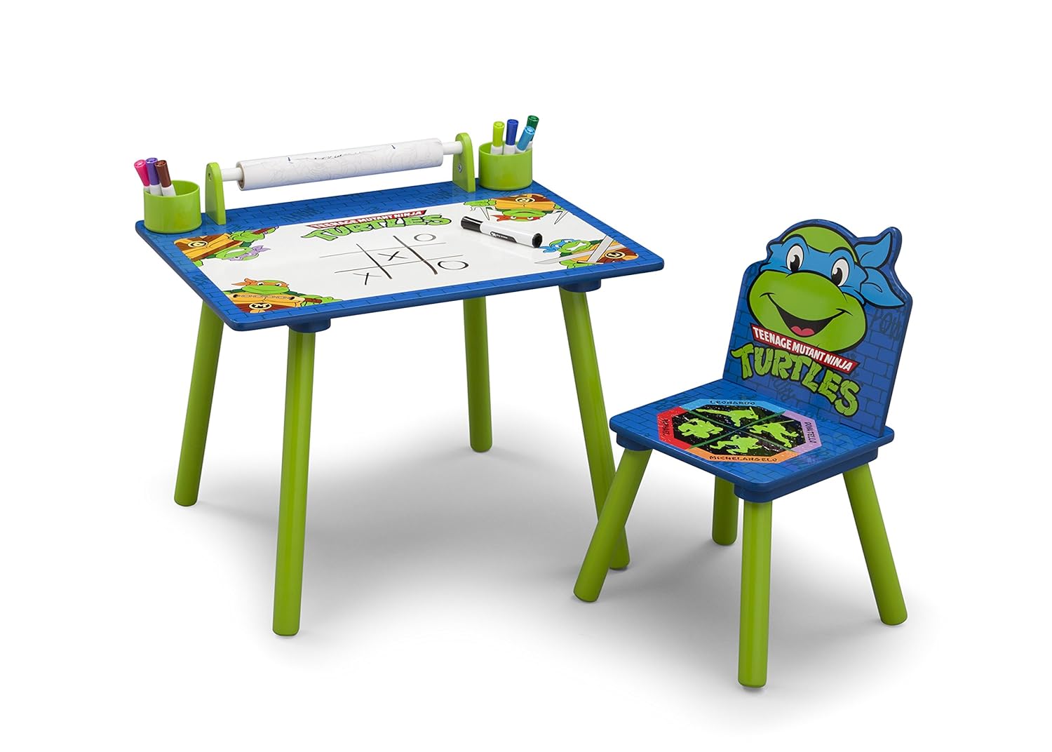 Delta Children Nickelodeon Teenage Mutant Ninja Turtles Art Desk with ...