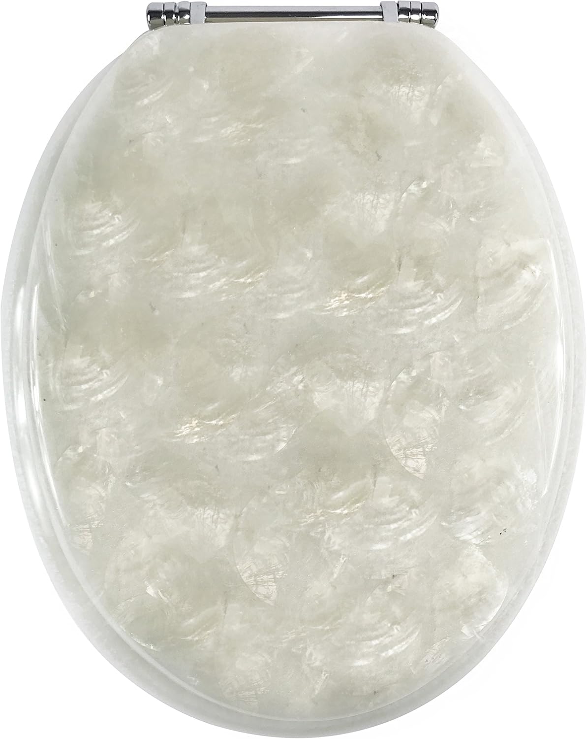 Elongated Capice Shell Mother Of Pearl Toilet Seat: Amazon.co.uk: DIY ...