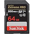 Amazon.com: SanDisk 64GB Extreme PRO SDXC UHS-I Card - C10, U3, V30, 4K UHD, SD Card - SDSDXXY ...