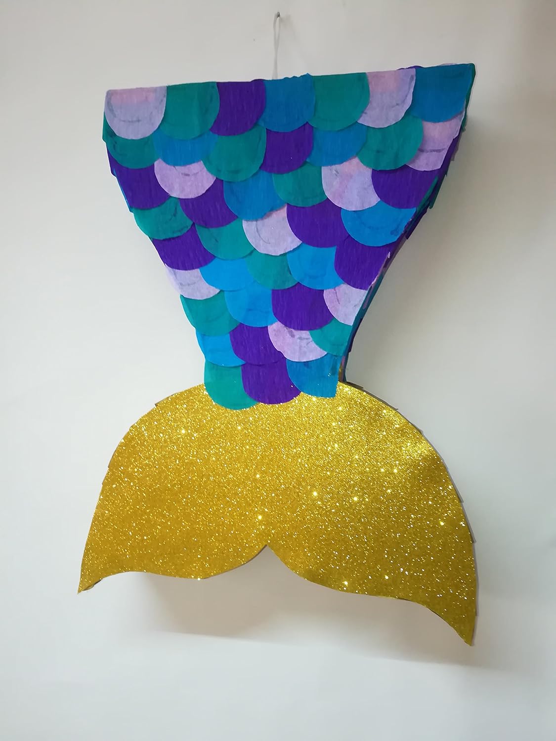 Amazon.com: MERMAID TAIL PINATA, UNDER THE SEA BIRTHDAY PARTY, SHINE ...