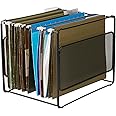Amazon.com: Mind Reader BOXFILE-BLK Hanging Metal File Box, Black ...