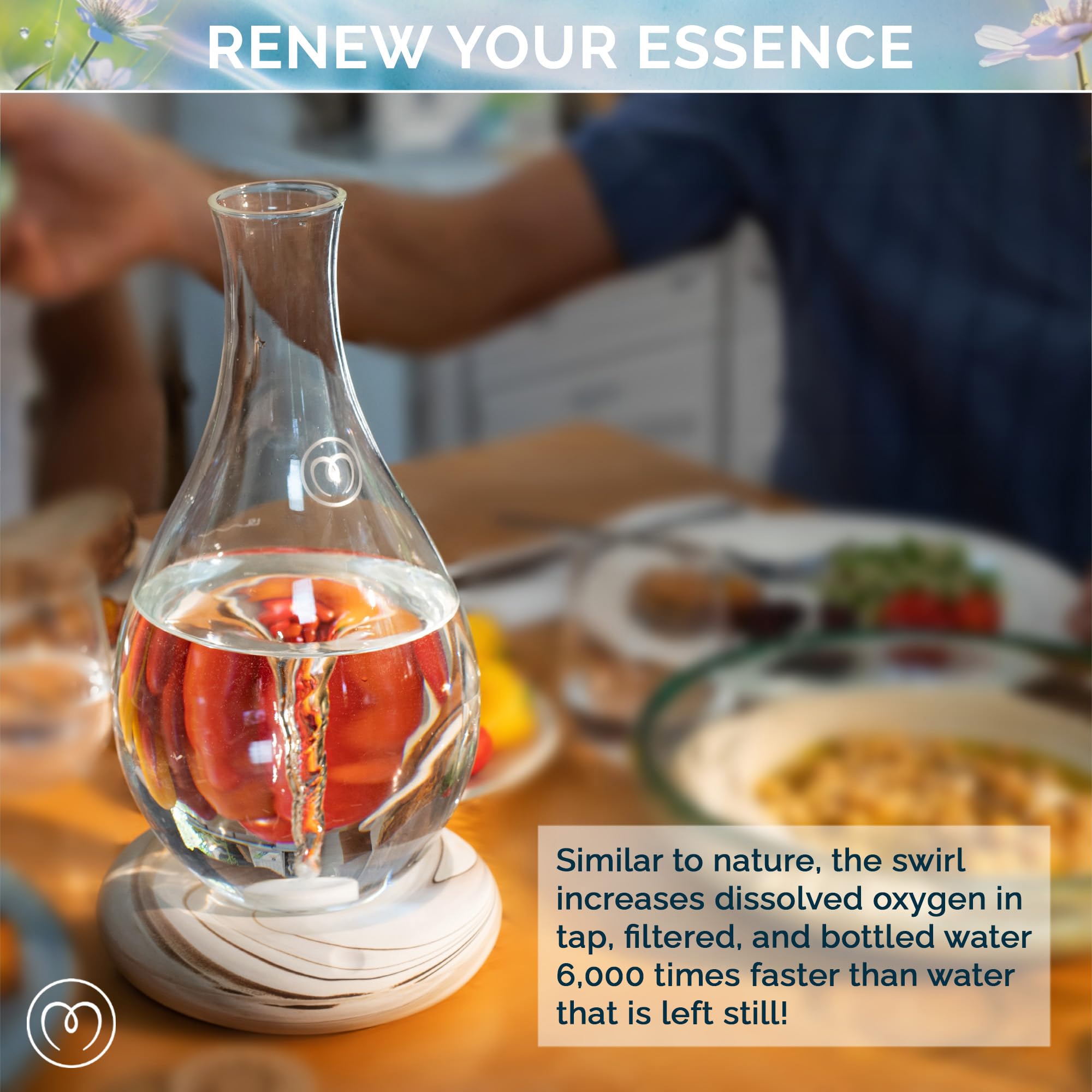 Mua Swirl Structured Water Pitcher - Innovative Vortex Technology ...