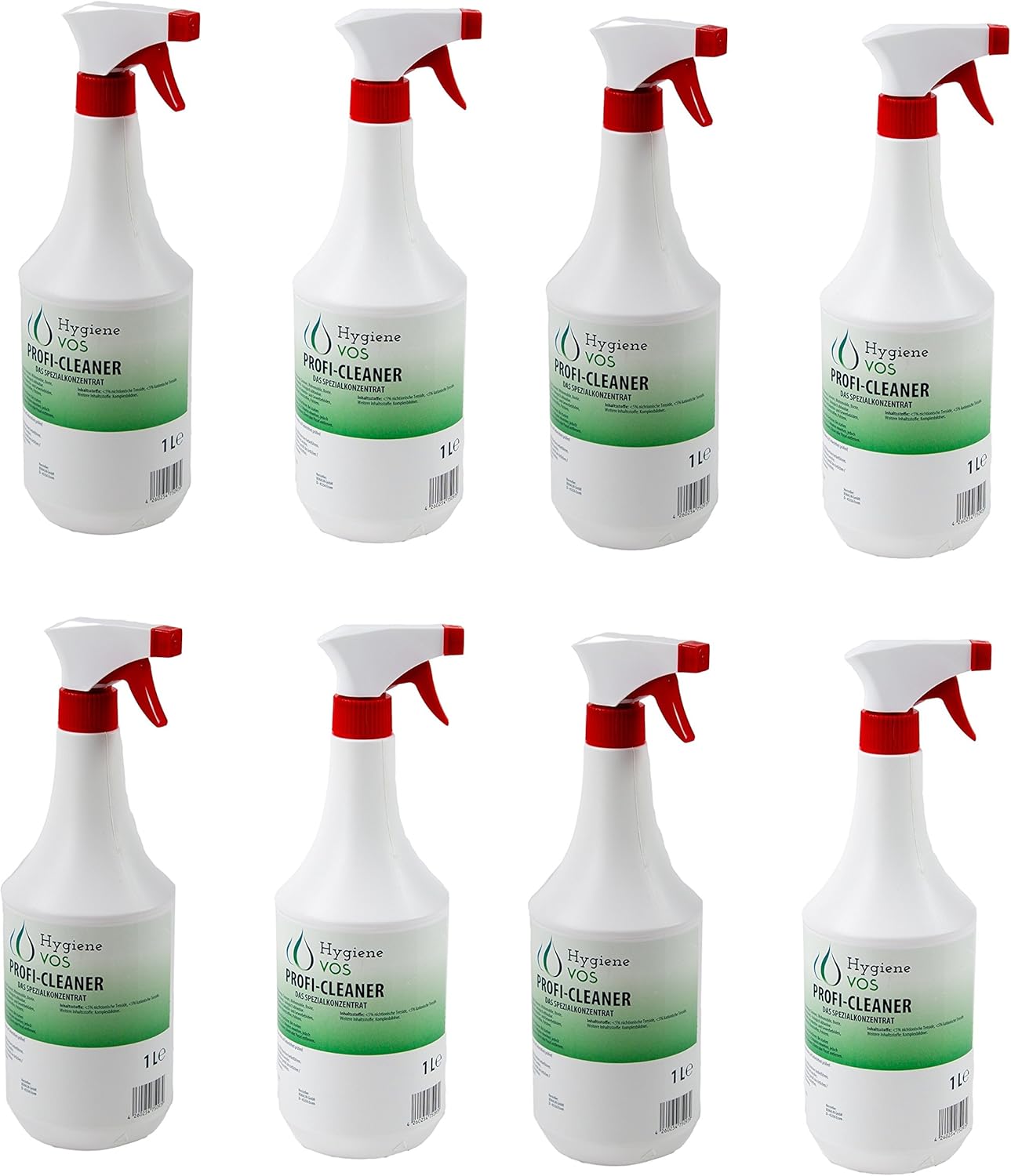 Profi Cleaner VOS-Spezialkonzentrat 8 x 1 Liter Sprühflasche: Amazon.de ...