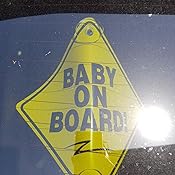 Safety 1st Baby on Board Sign for Car: Safety 1st: Amazon.co.uk: Baby