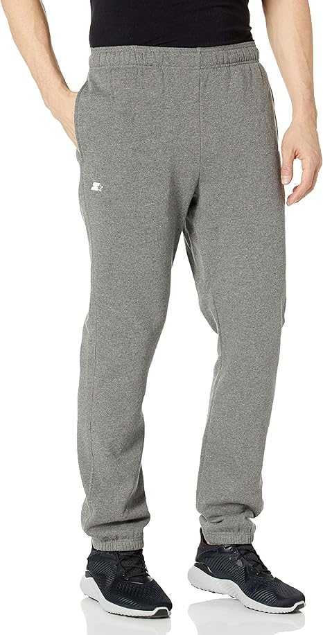 Starter Mens Men's Elastic-Hem Fleece Sweatpants: Amazon.ca: Clothing ...