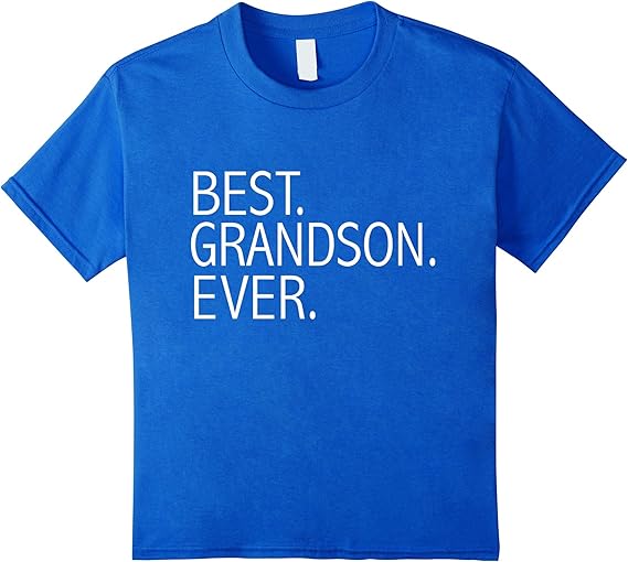 Amazon.com: Best Grandson Ever Funny T-shirt Gift 5 colors Available ...