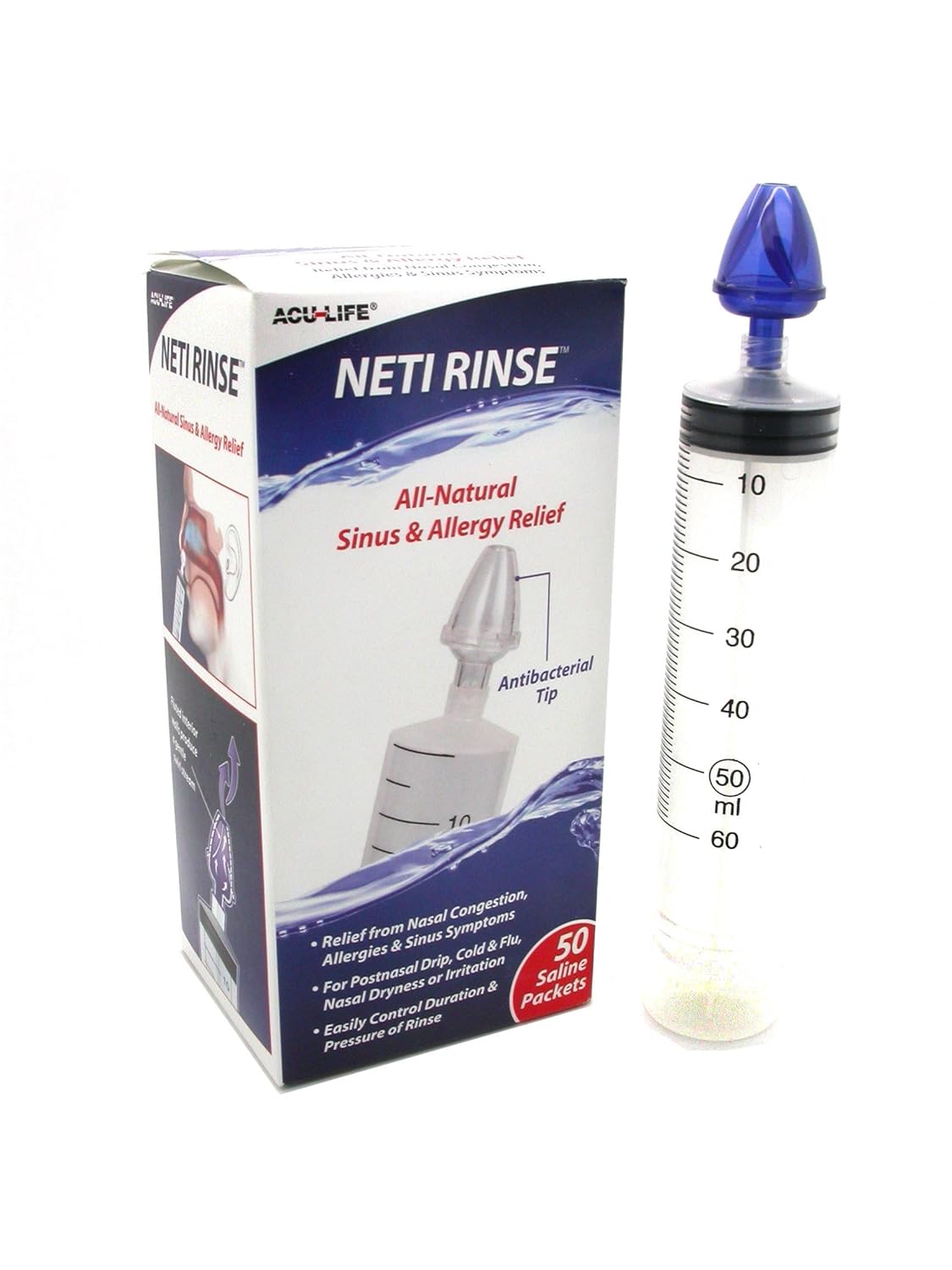 Купить Acu-Life Neti Rinse Sinus and Allergy Relief, 50 Count в ...