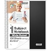 Amazon.com : Rosmonde 1 Subject Spiral Notebook, 50 Pack, College Ruled ...