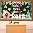 Amazon.com: Christmas Gingerbread Bulletin Board Decoration Winter ...