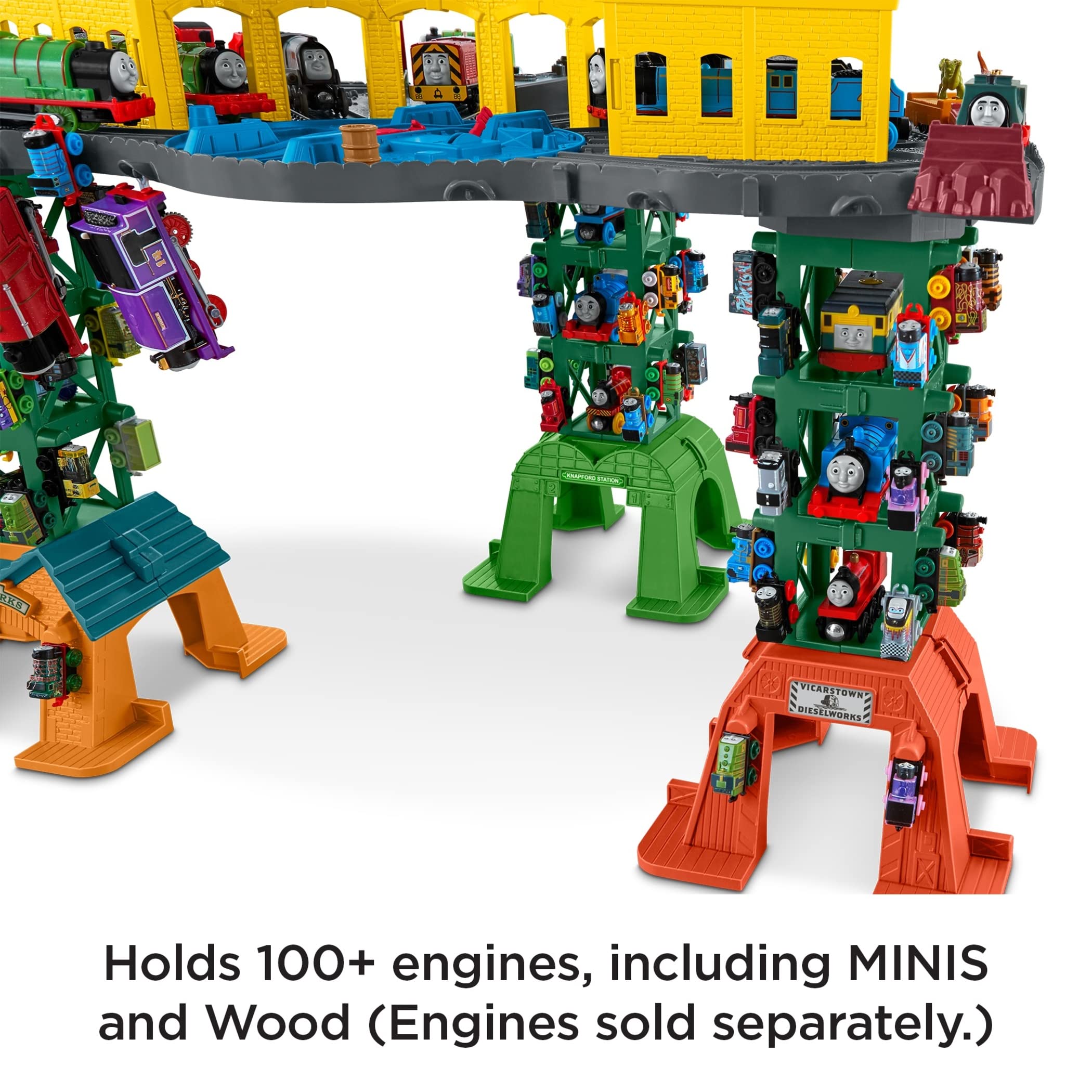 Mua Thomas & Friends Toy Train Set, Super Station, Extra Large Race ...