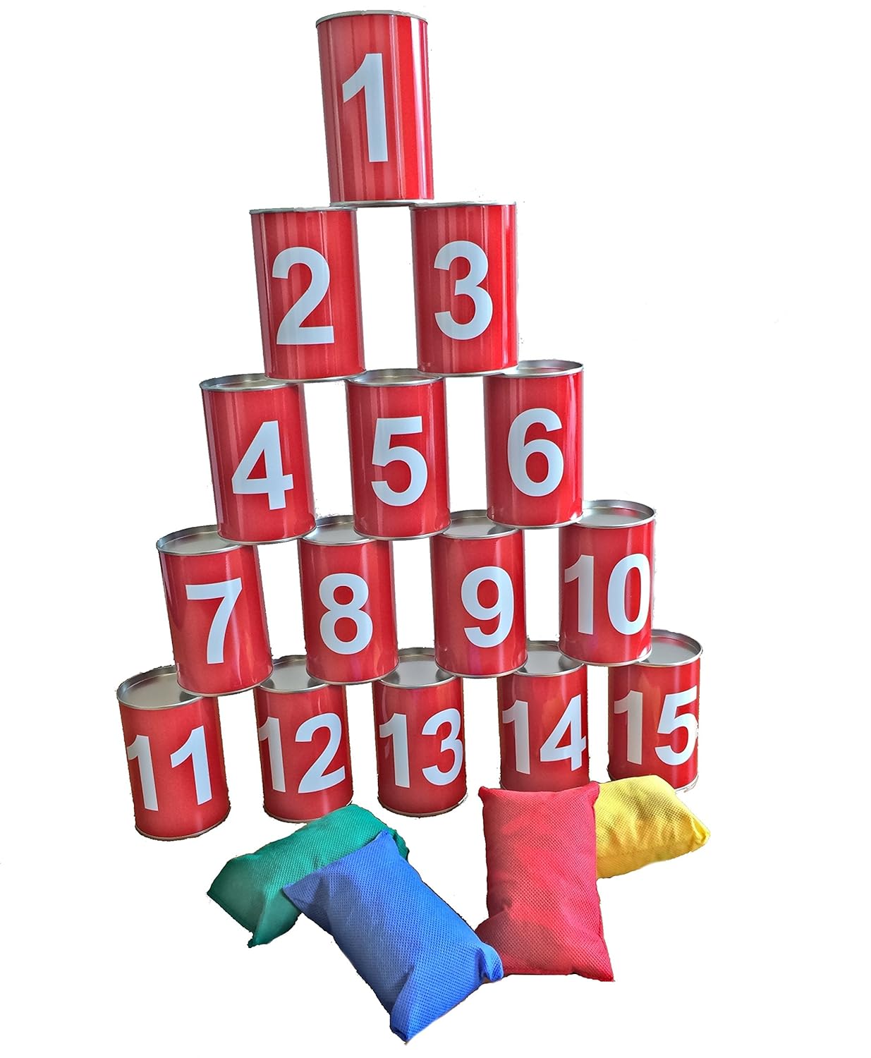 Premium Tin Can Throwing Game: Amazon.co.uk: Toys & Games