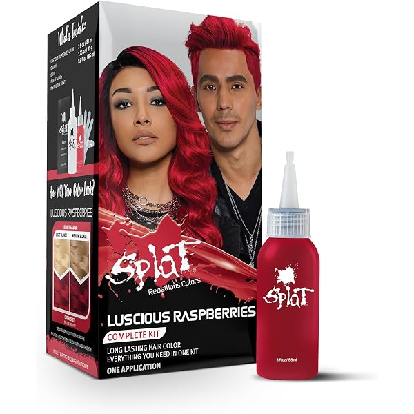 Splat Crimson Obsession Without Bleach Splat Hair Color, Crimson