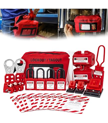 Loto Group Box LOTOB10C Lockout Tagout Board 10 Padlock Capacity ...
