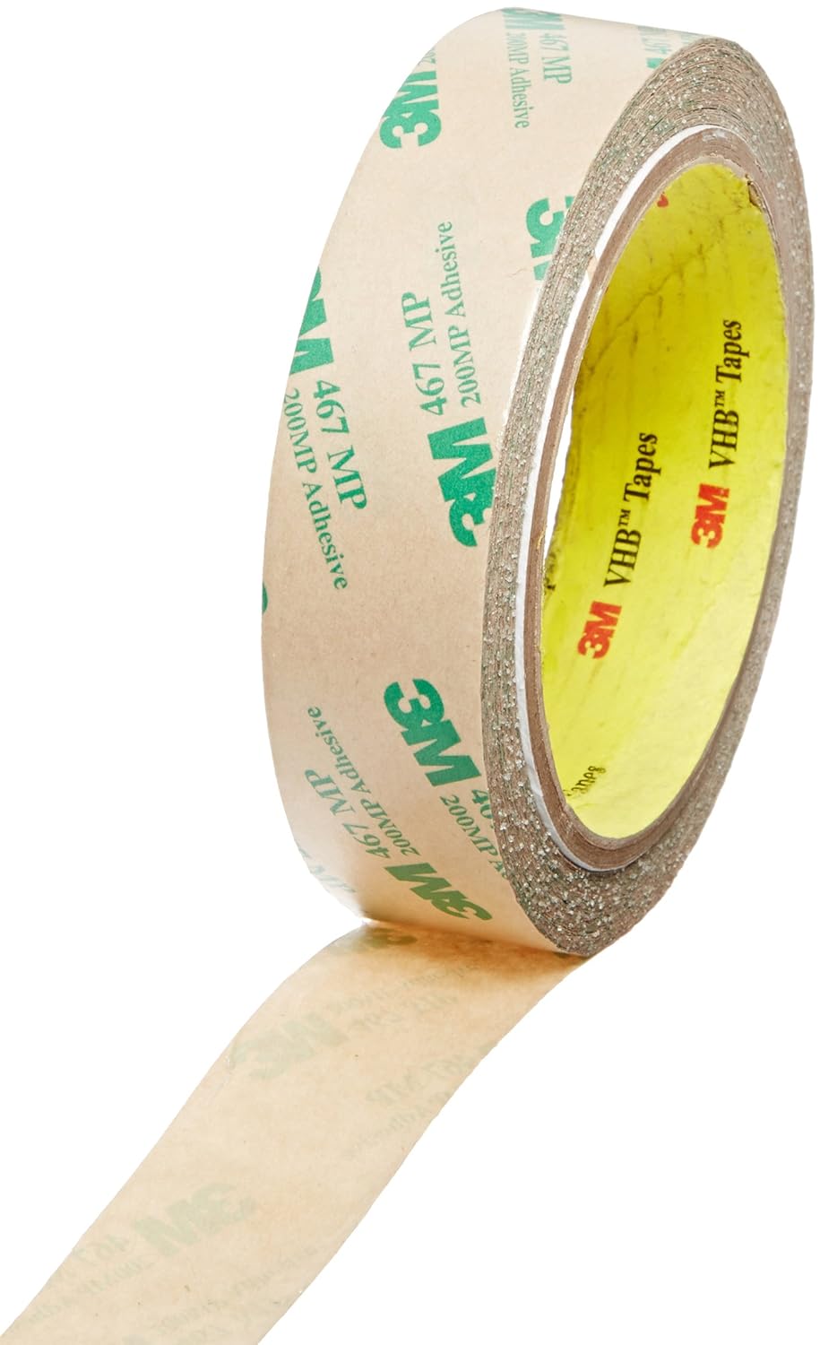 Adhesive Transfer Tape 1 Roll 1 Width X 20yd Length 3M 467MP Clear adhesive-transfer-tape-1-roll-1-width-x-20yd-length-3m-467mp-clear