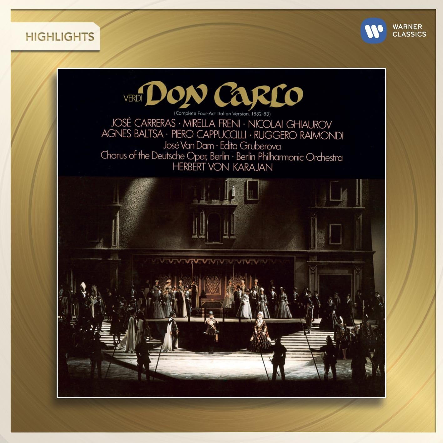 Amazon | Don Carlo (Opera Highlights) | Jose Carreras, Mirrella Freni ...