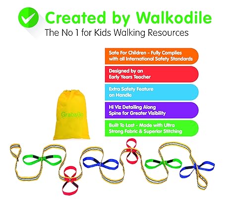 Amazon.com : Grab & Go Children's Walking Rope (12 Child) - Pre-K ...