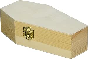 6\" Miniature Wooden Coffin Box: Amazon.ca: Home & Kitchen