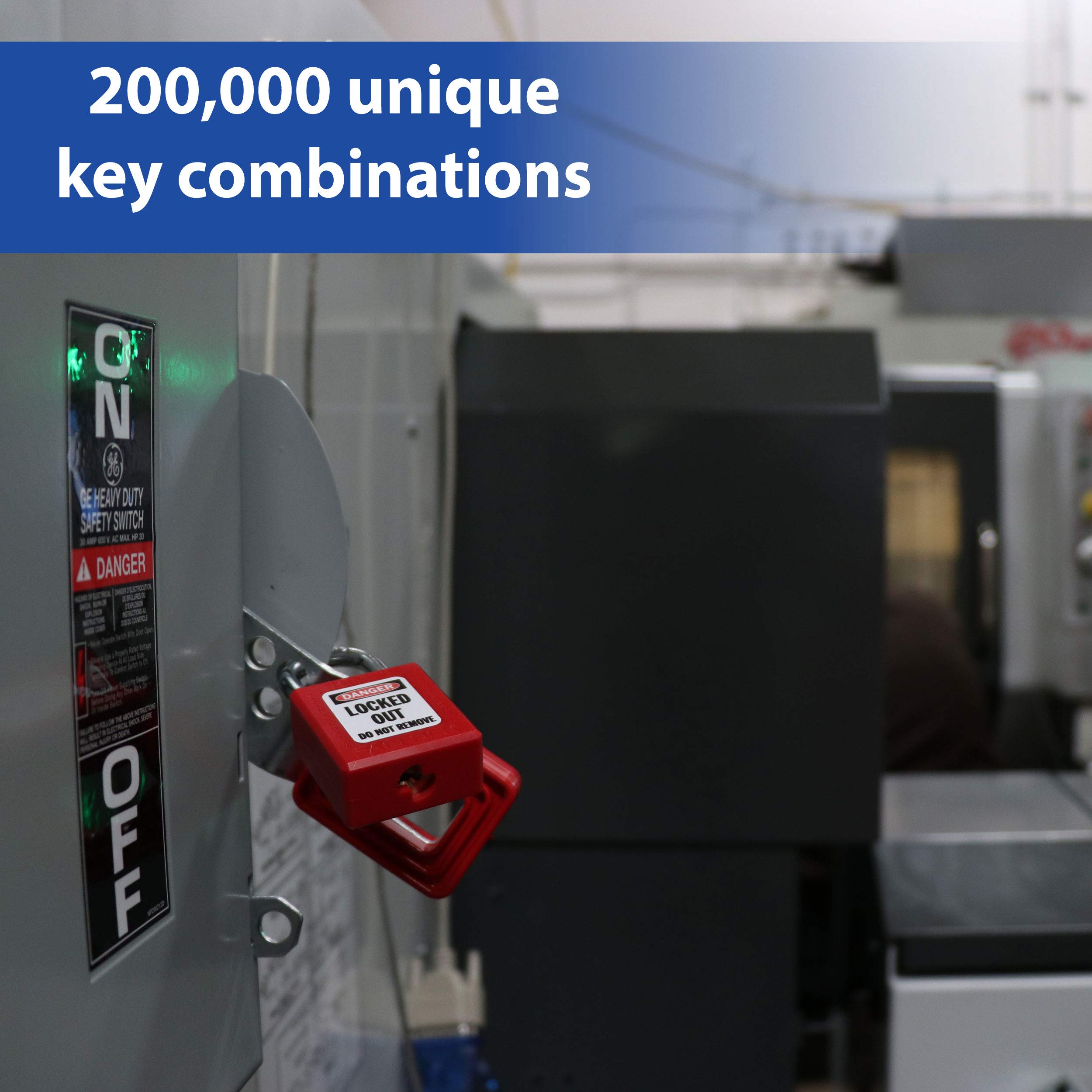 PACLOCK's PL410-PRO Safety Lockout Tagout (Loto) Series Padlock, USA ...