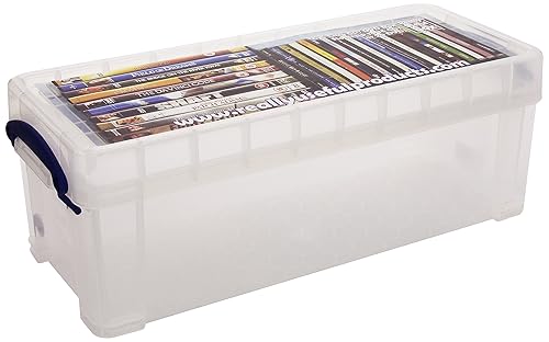 Clear CD Storage Box To Hold 52 CD's Home Archive Storage Box Container ...